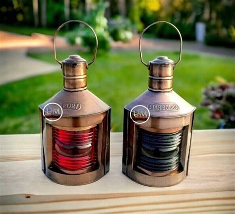 Starboard Lantern Green Glass