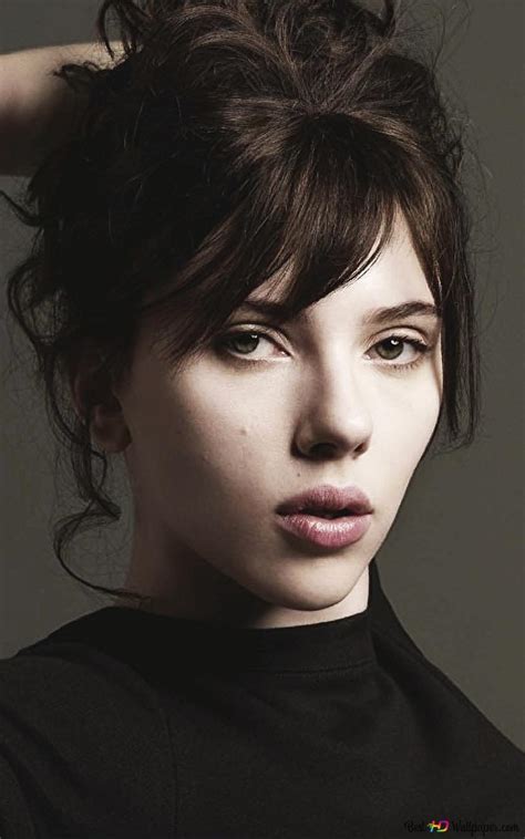 Scarlett Johansson Short Dark Hair