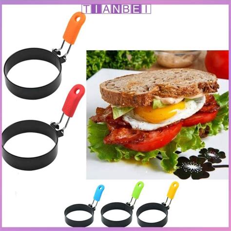 Tianbei ใหม่ โลหะ แม่พิมพ์ทอด ไข่ดาว ไข่เจียว ไม่ติด เครื่องแพนเค้ก