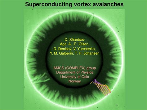 Ppt Exploring Superconducting Vortex Avalanches And Their Impact Powerpoint Presentation Id