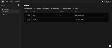 Automation Action Create A Table Row Limitation · Budibase Budibase