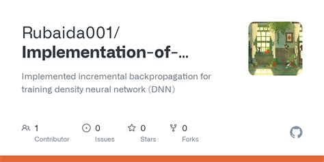 Github Rubaida001implementation Of Incremental Training Algorithm For Density Neural Network