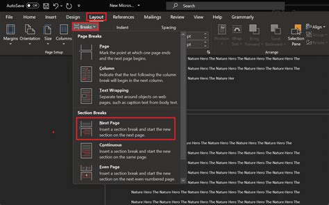 How To Make One Page Landscape In Microsoft Word The Nature Hero