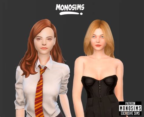 Elle Fanning Emma Watson Hermione Public Release Downloads Cas Sims Loverslab