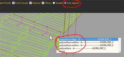 Rhino 6 Disabeling Sub Object Selection For Curves Rhino For Windows