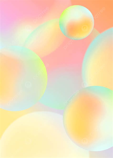Gradient Abstract Orange Bubble Halo Background Abstract Orange Bubble Background Image For