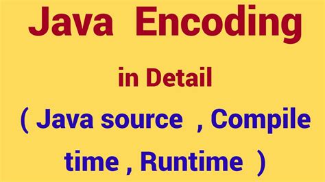 Demo Java Character Encoding In Detail Default Character Encoding