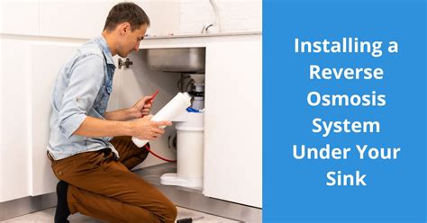 Installing A Reverse Osmosis System Under Your Sink Living Whole