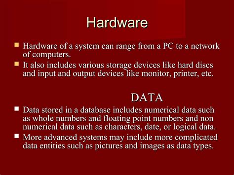 Lect 21 Components Of Database Management System Ppt
