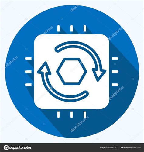 Icon Temporal Cycle Consistency Related Machine Learning Symbol Long