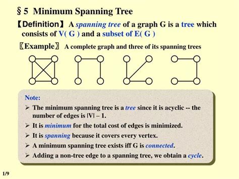 Ppt §5 Minimum Spanning Tree Powerpoint Presentation Free Download