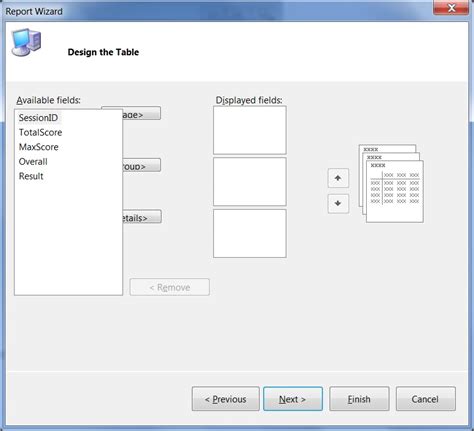 Rdlc How To Redesign The Table In Report Wizard In C Stack Overflow