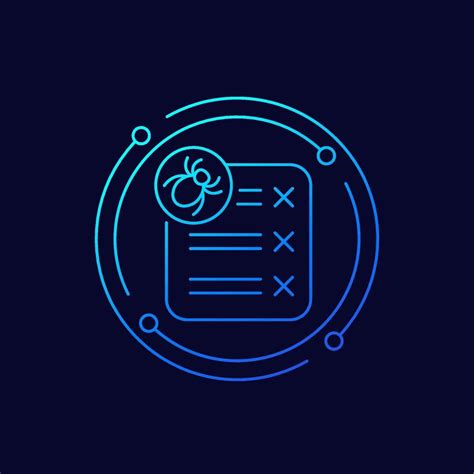 Debugging Line Icon For Web 18768402 Vector Art At Vecteezy