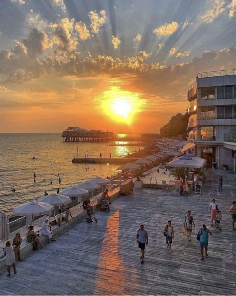 Thành Phố Sochi Vùng Địa Trung Hải Của Nước Nga Nằm Bên Bờ Biển Đen