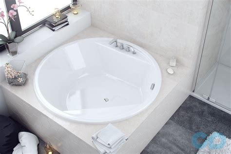Ванна Круглая Акриловая Radaway METEORA 160 — Купить Недорого на Bigl ...