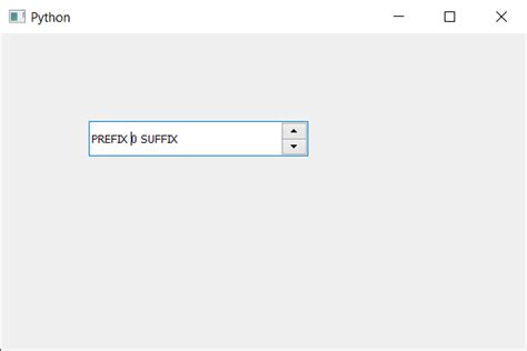 PyQt5 QSpinBox Setting Style Name GeeksforGeeks
