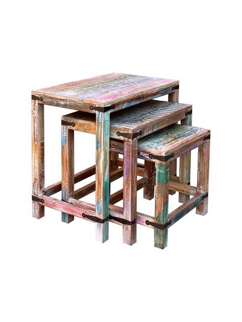Wooden Rectangular Nesting Table Set Tables At Set In Jodhpur