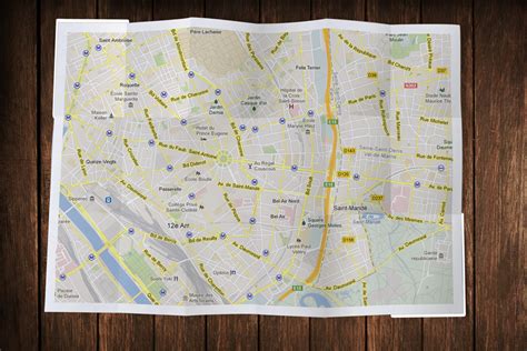 City Guide And Map Mockup 4 Images Behance