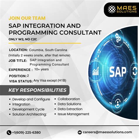Maes Solutions On Linkedin Sapjobs Abapdeveloper Sapintegration Sapconsulting Publicsectorsap…