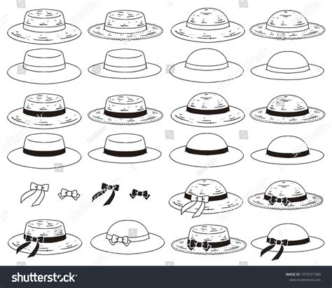 7 183 Straw Hat Drawing Stock Illustrations Images Vectors Shutterstock