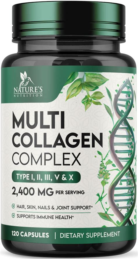 Collagen Peptides For Women And Men Type I Ii Iii V X