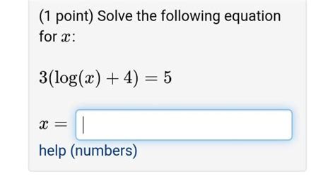solved 1 point rewrite the logarithmic expression log ab2