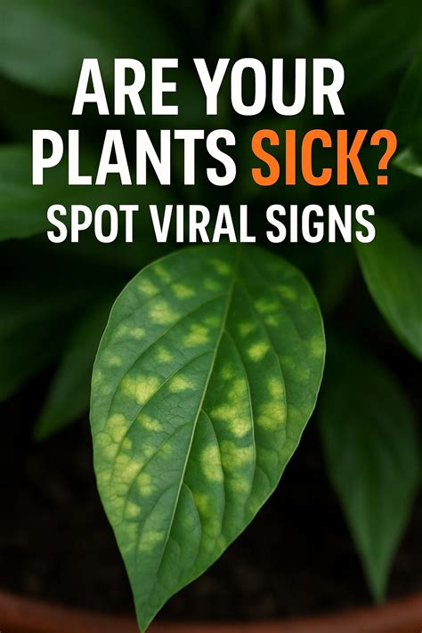 Are Your Plants Sick Spot Viral Signs How To Grow Plant