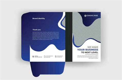 Creative And Professional Minimal Clean Colorful File Folder Design Template Vector Art