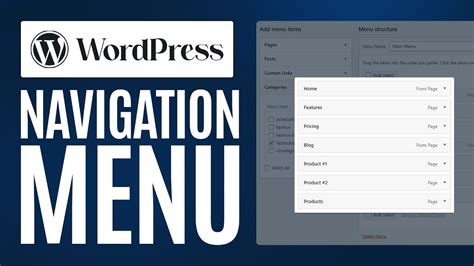 How To Add Navigation Menu In Wordpress 2025 Step By Step Youtube