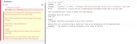 Cy Exec Fails On Windows Issue Cypress Io Cypress GitHub