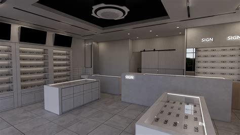 안경점 인테리어 3d 도면 제작·수정 포트폴리오 크몽