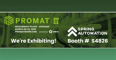 Promat 2023 Spring Automation