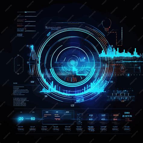 Premium Vector Abstract Technology Ui Futuristic Concept Hud