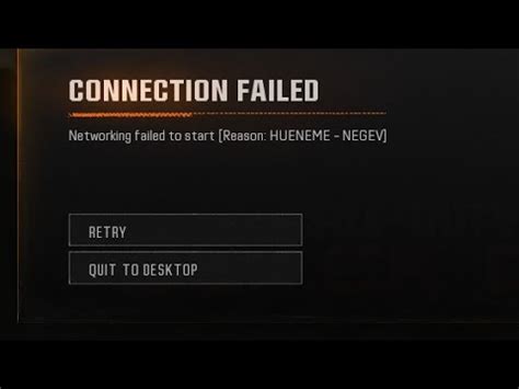 How To Fix The Networking Failed To Start Error In Black Ops Eklipse Gg Blog