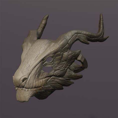 Dragon Therian Mask Etsy