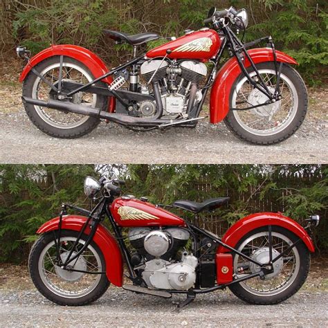 Indian Chout 1920s Indian 101 Scout Frame With 1940s Chief Motor