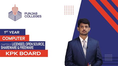 Pgc Lectures Inter Part 1 Kpk Board Computer Chapter 1 Licensed Open