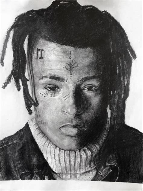 Xxxtentacion Pencil Drawing Objek Gambar Sketsa Gambar