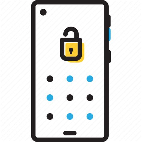 Pattern Locked Password Dots Passcode Unlock Authorization Icon Download On Iconfinder