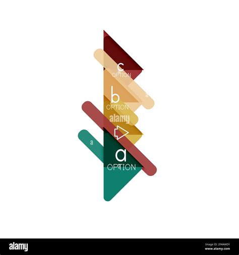 Triangle Data Visualization Design Option Infographic Layout Triangle