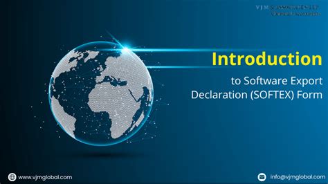 Introduction To Software Export Declaration Softex Form