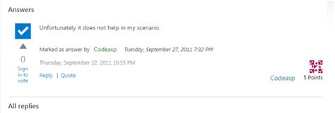 this sums up my experience with the answers on msdn