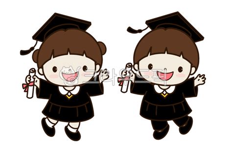 졸업일러스트 유치원졸업일러스트 학사모 졸업축하 유치원 사진 이미지 일러스트 캘리그라피 Pepper83작가