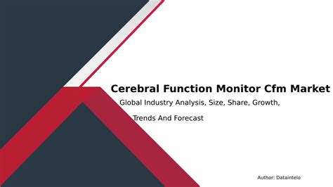 Cerebral Function Monitor Cfm Market Report Global Forecast From 2025 To 2033