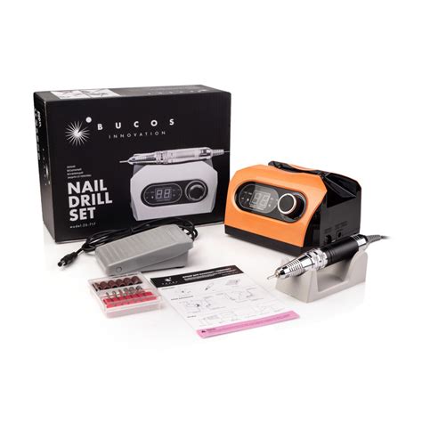 Фрезер для манікюру і педикюру Nail Drill ZS-717 PRO (помаранчевий)