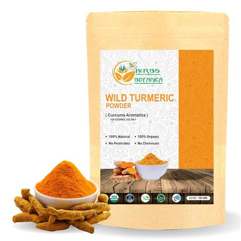 Herbs Botanica Wild Turmeric Powder For Face Reduces Acne