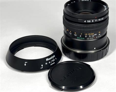Mamiya N 80mm F4 L Lens For Mamiya 77ii Medium Format Film Cameras Etsy