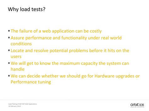 Load Testing Web Applications PPTX