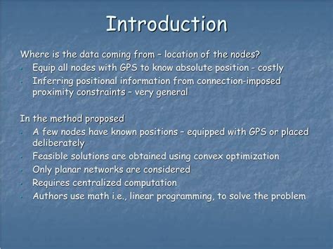 PPT Convex Position Estimation In Wireless Sensor Networks PowerPoint Presentation ID