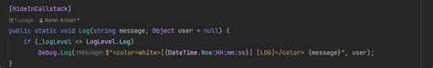 How Can I Prevent The Script From Appearing In The Console Unity